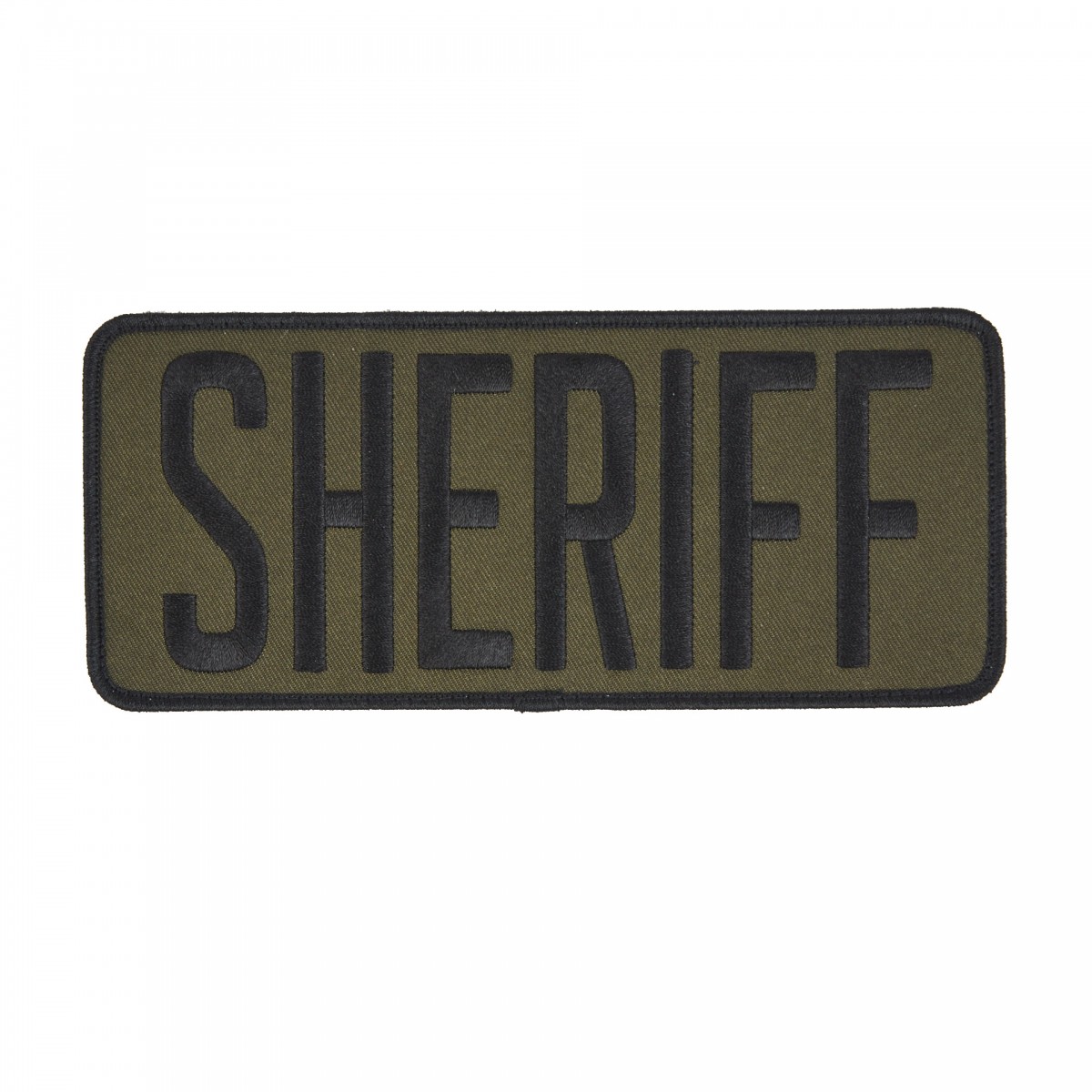 Subdued Sheriff Back Patch-Velcro (7x3) - Sheriffs' Relief Association