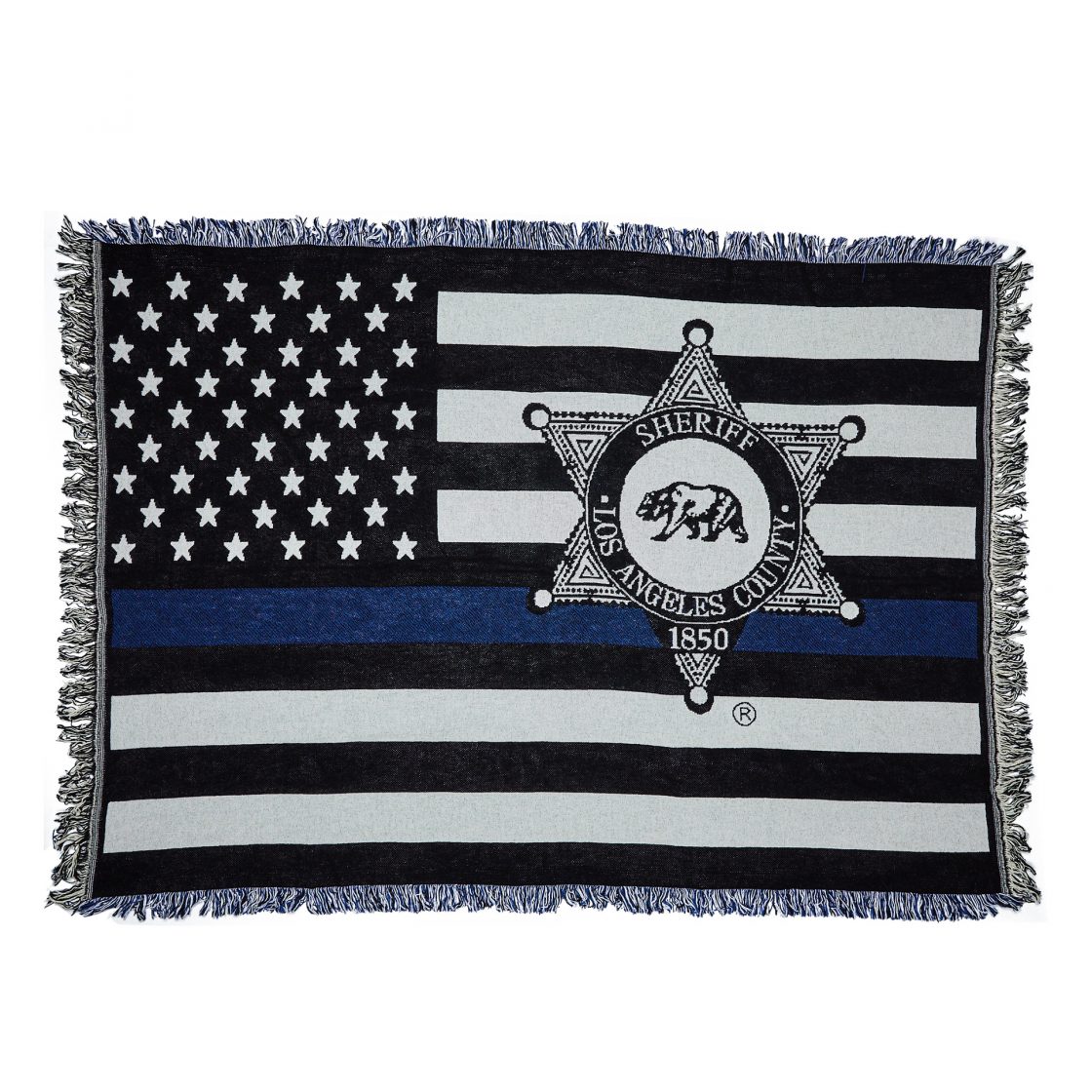 LASD Badge Leather Key Fob/Chain - Sheriffs' Relief Association