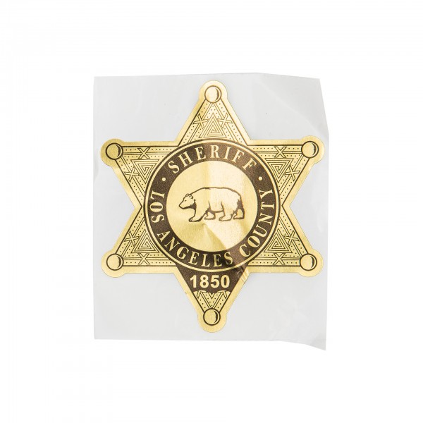 Sheriff Badge-1850 Gold Foil Sticker - Sheriffs' Relief Association