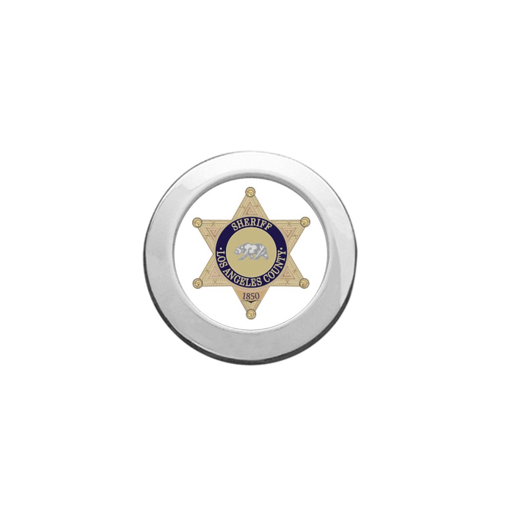Badge/LASD Prestige Round Magnet - Sheriffs' Relief Association