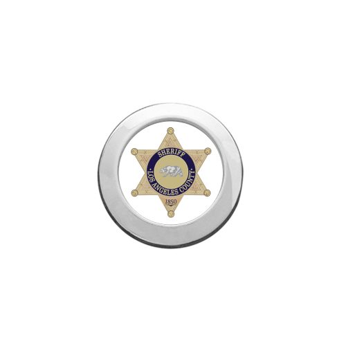 Badge/LASD Prestige Round Magnet - Sheriffs' Relief Association