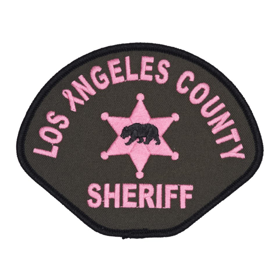 Official Uniform-Pink Patch - Sheriffs' Relief Association