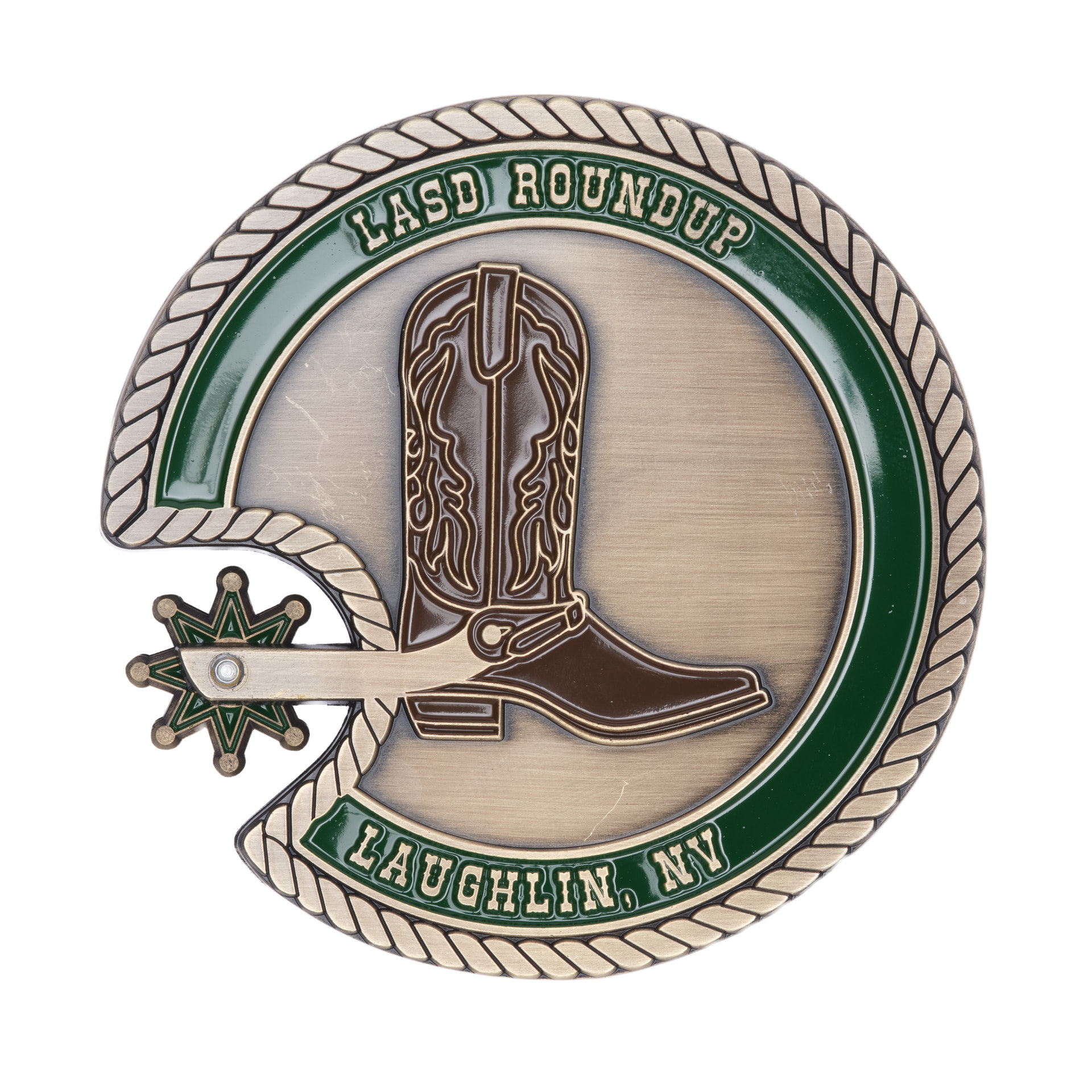 Los Angeles County Sheriff LASD Roundup-Boot/Spur Coin - Sheriffs ...
