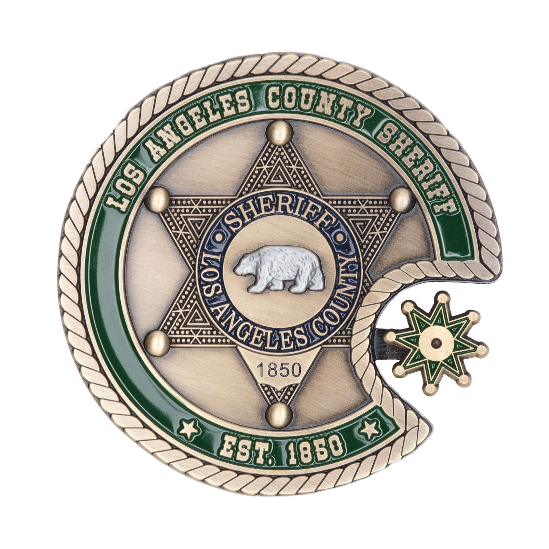 Los Angeles County Sheriff LASD Roundup-Boot/Spur Coin - Sheriffs ...