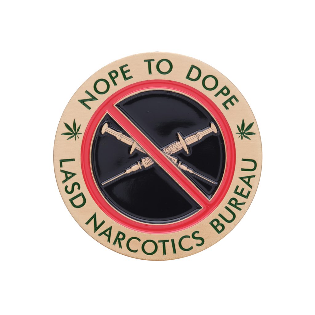 LASD Narcotics/Nope to Dope Coin - Sheriffs' Relief Association